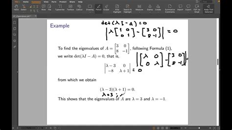 Konsep Eigenvector Dan Eigenvalue Youtube