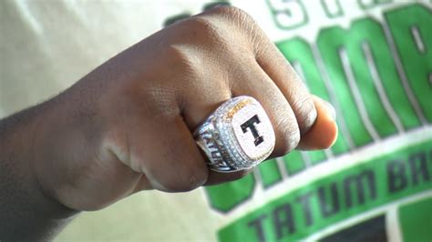 Tatum Basketball State Champion Team Receive Hard Earned Rings