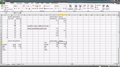 Using Microsoft Excel For Statistics Youtube