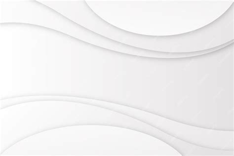 현실적인 흰색 단색 배경 무료 벡터