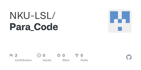 Github Nku Lsl Para Code