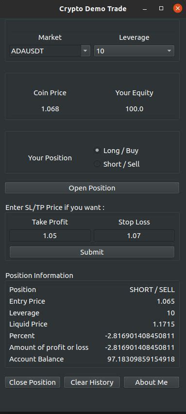 Qasem Talaee On Linkedin Python Pyqt Pyqt5 Demo Demotrade Trade Crypto Forex
