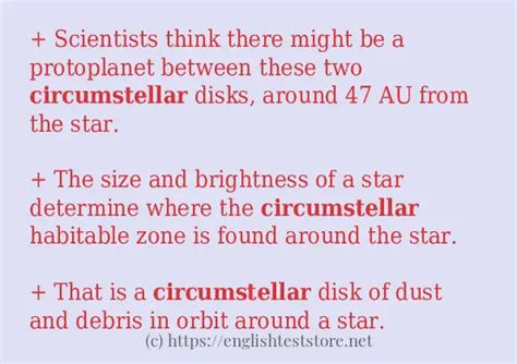 Circumstellar Some Ways To Use Englishteststore Blog