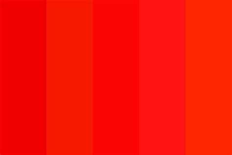 Red Lava Color Palette