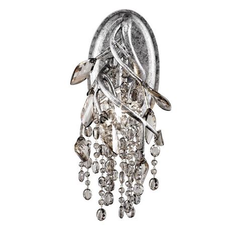 Golden Lighting Autumn Twilight 3 Light Mystic Silver Halogen Wall