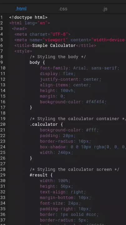 Panthangi Ajith Teja On Linkedin Simple Calculator With Help Of Html