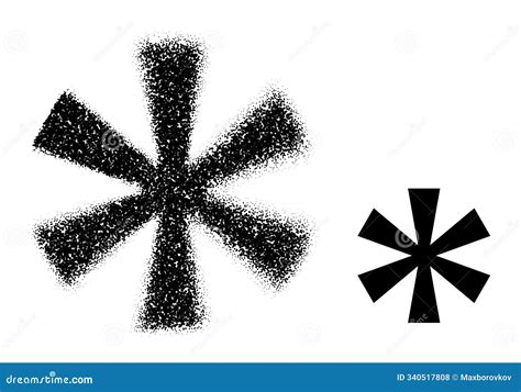 Asterisk Symbol Icon Illustration 263871948