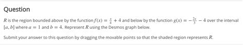 solved r is the region bounded above by the function