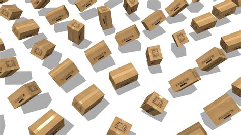 Shipping Carton Rotating 3d Rendering Chroma Key Luma Matte Selection