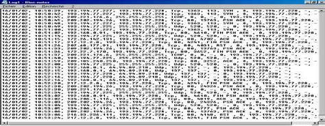 Extract Of Microsoft Proxy Server 2 0 Log File Download Scientific Diagram