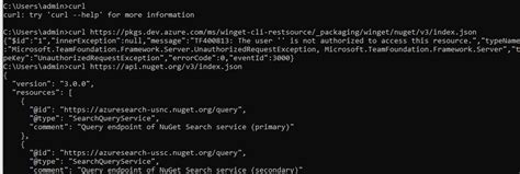 Restsource Nuget Repo Error · Issue 129 · Microsoftwinget Cli