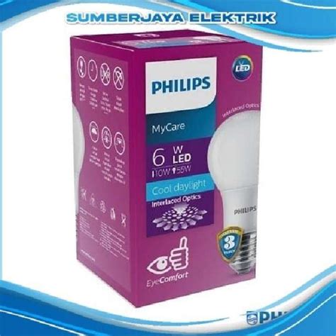 Jual PHILIPS Lampu LED MyCare W Putih Bohlam LED Bulb My Care Watt CDL Di Seller Sumberjaya