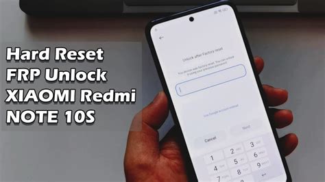 Hard Reset Frp Unlock Xiaomi Redmi Note S Ictfix