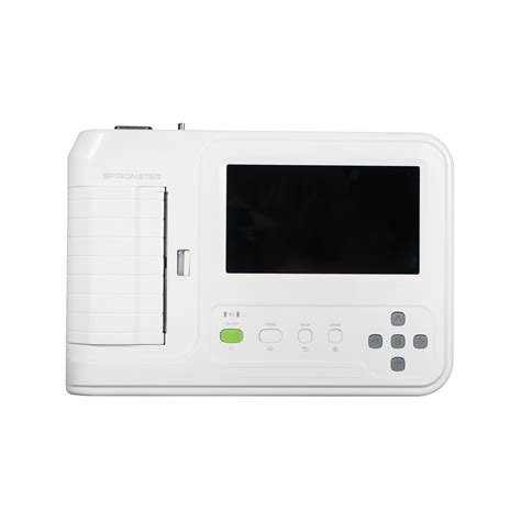 Sp100 Spirometer Portable Lung Function Testing Device Fvc Svc Mvv