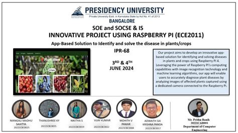 Nikitha S On Linkedin Innovation Expo Python Raspberry Disease