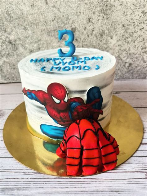 3d Spiderman Design Cake Perfect For Superhero Fans Sweet Cakery
