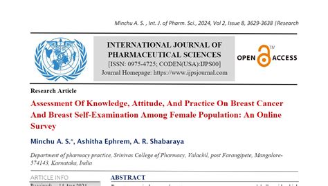 Assessment Of Knowledge Attitude And Practice On Breast Cancer And