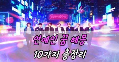 연예인 꿈 해몽 10가지 총정리 꿈 해몽