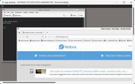 Desktop Support For WSLg Issue 1019 Microsoft Wslg GitHub