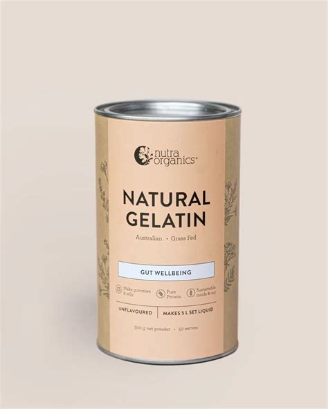 Buy Nutra Organics Large Natural Bovine Gelatin Online