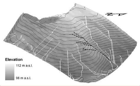 Digital Elevation Model Of Study Site Generated From LiDAR Data With Download Scientific