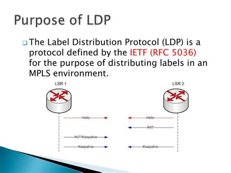 Label Distribution Protocol Pptx