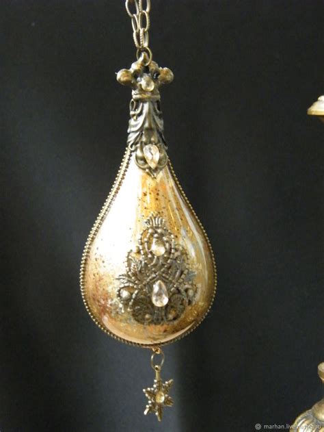 Елочные украшения Винтажный шик Поталь бронза купить в интернет магазине на Ярмарке Мастеров