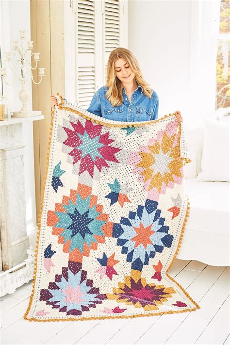 stylecraft recreate pattern 9957 harvest blanket ripping yarns crafts