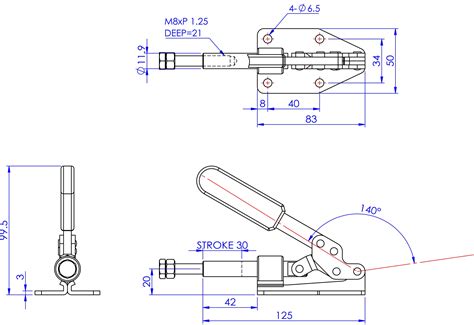 GH M From The Well Known Push Pull Toggle Clamp Flat Base Supplier Good Hand