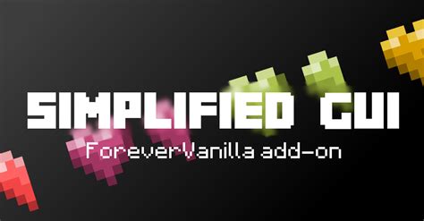 Simplified Gui Kova Add On Minecraft Texture Pack