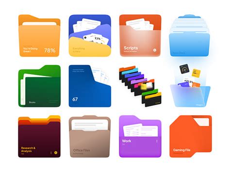 Awesome Folder UI Behance Awesome Folder UI Behance