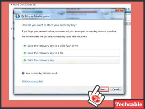 Bitlocker Windows 7 How To Password Protect Hard Drive Techsable