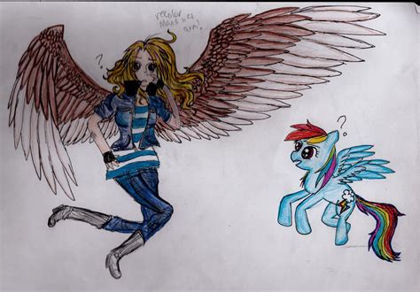 Mlpfim And Maximum Ride Max And Dashie By Yo Yo Girl12 On Deviantart