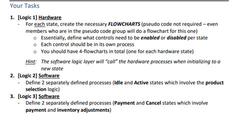 Write Pseudocode For Logic 3 Workshop Overview Vending Course Hero