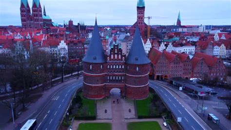 600 Year Old Midieval Structure In Northern Germany Holstentor