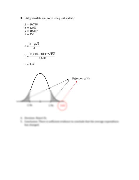 SOLUTION Statistics Z Test For One Sample Mean Studypool