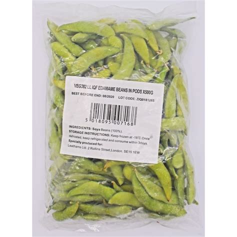 IQF Edamame Beans In Pods 10x500g