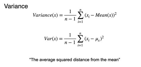Variance Calculation Linear Algebra For Machine Learning And Data Sc
