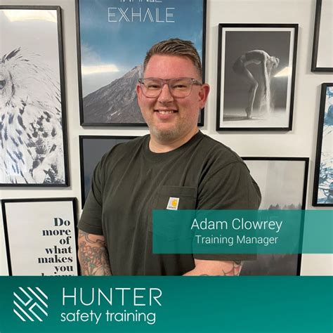 Hunter Safety Group On Linkedin Adam Clowrey Has Been Appointed As