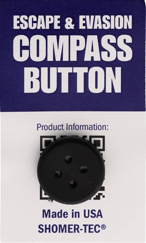 Shomer Tec Compass Button Black For Sale 2160