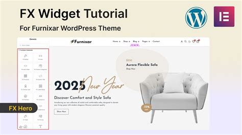 How To Create Hero Section Use Fx Hero Widget Youtube