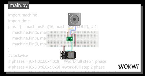 stepper motor esp32 micropython copy 2 wokwi esp32 stm32 arduino