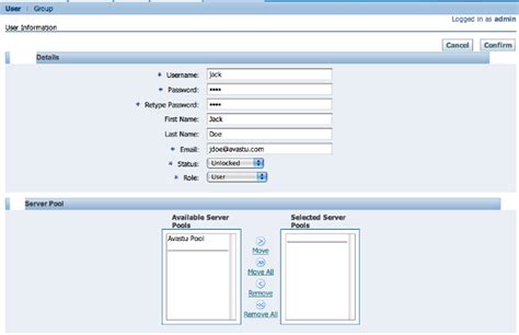User And Group Management Oracle Vm Manager 212