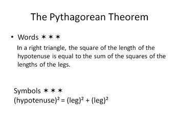 Pythagorean Theorem By Patricia Copper Teachers Pay Teachers Pythagorean Theorem By Patricia Copper Teachers Pay Teachers
