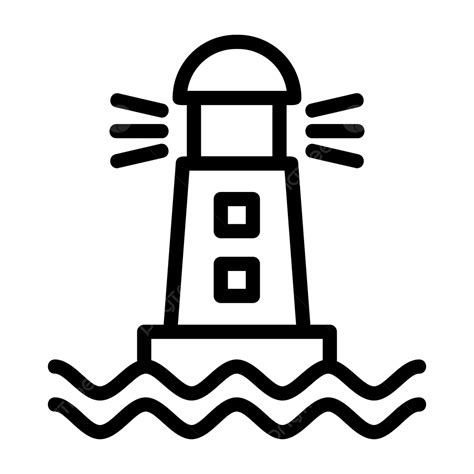 등대 라인 아이콘 벡터 등대 아이콘 봉홧불 빔 Png 일러스트 및 벡터 에 대한 무료 다운로드 Pngtree
