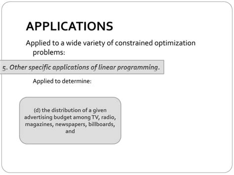 Managerial Economics Linearprogramming Ppt
