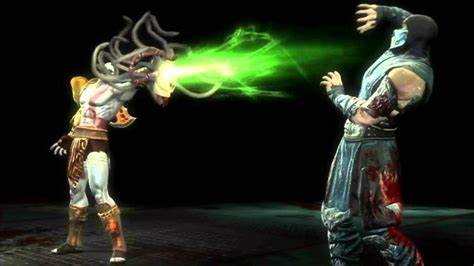 Mortal Kombat 9 Kratos All Fatalities Youtube