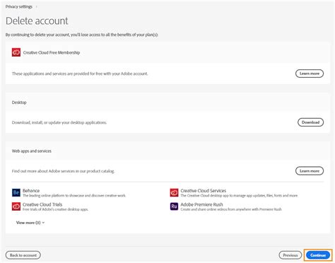 Delete Your Individual Adobe Account And Permanently Remove Your Personal Information
