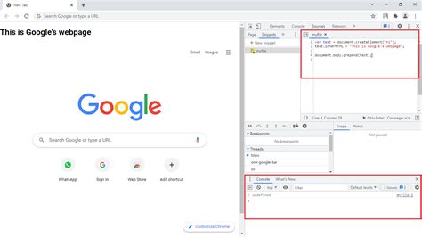 Chrome Javascript