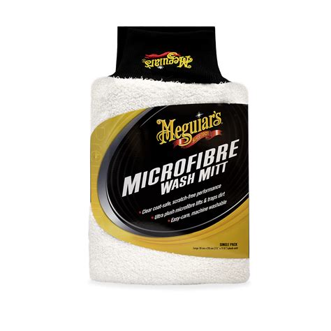 Meguiars X3002eu Microfibre Wash Mitt Waschhandschuh Amazon De Auto And Motorrad